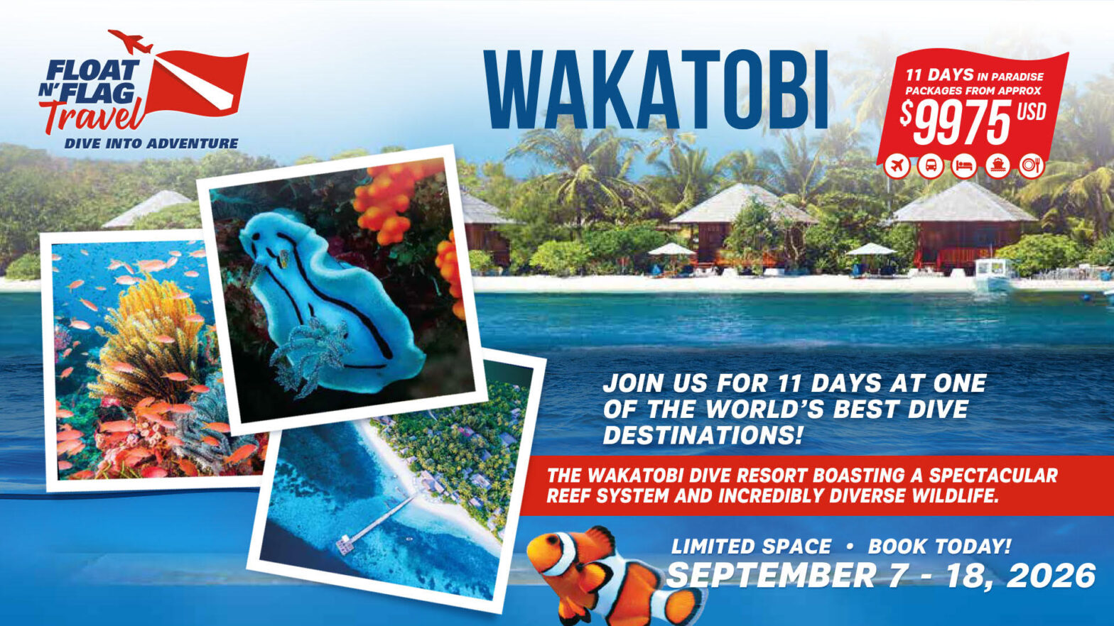 Wakatobi - Float N' Flag Travel - Dive into Adventure